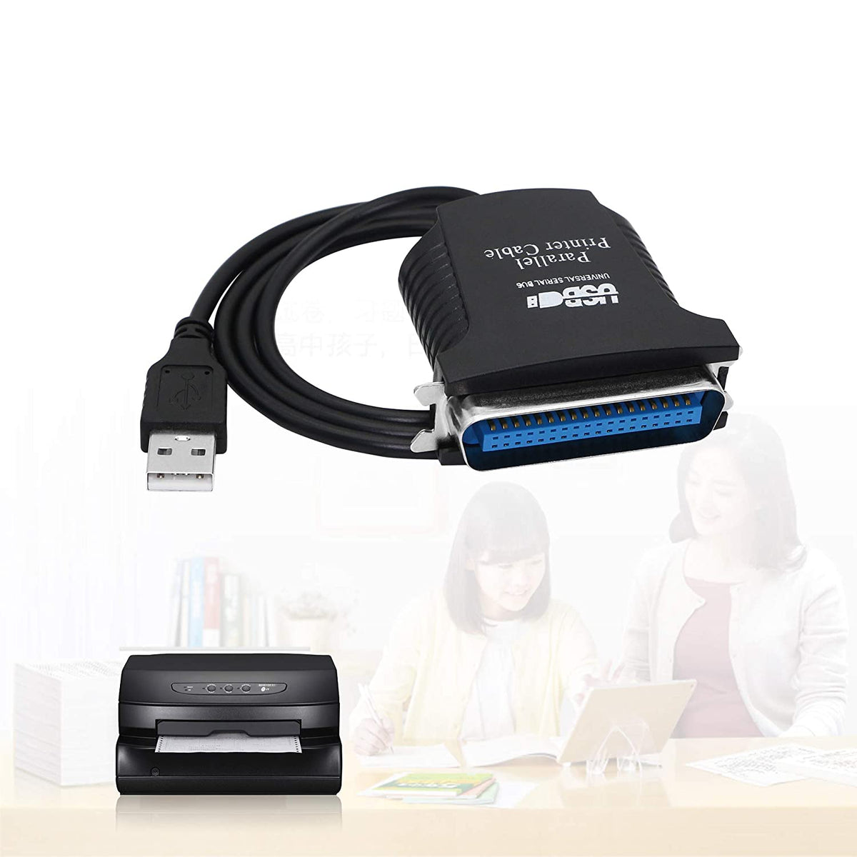 USB to Parallel Port Centronic 36-Pin Male Printer Cable | TechnaMart